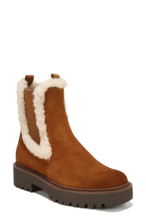 Sam Edelman Laguna Faux Fur Trim Platform Chelsea Boots