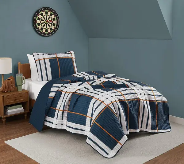 TRULY SOFT Henry Plaid 2 Piece Twin Xl Quilt Se T