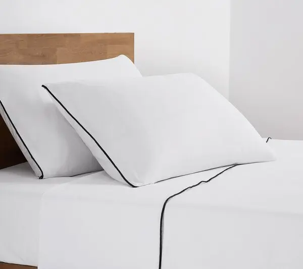 BROOKLYN LOOM Merrowed Edge 4 Piece King Sheet Set