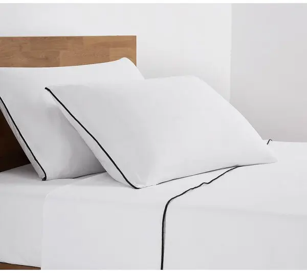 BROOKLYN LOOM Merrowed Edge 4 Piece Queen Sheet Set