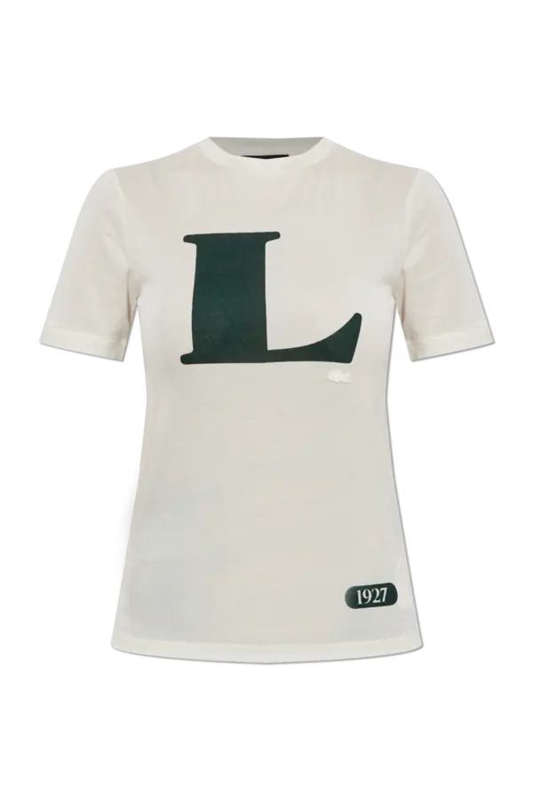 LACOSTE RUNWAY Silk T-shirt With Print