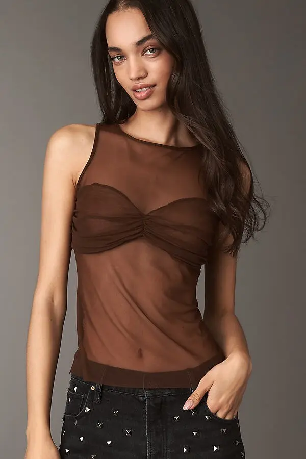 Maeve Sheer Tank Top