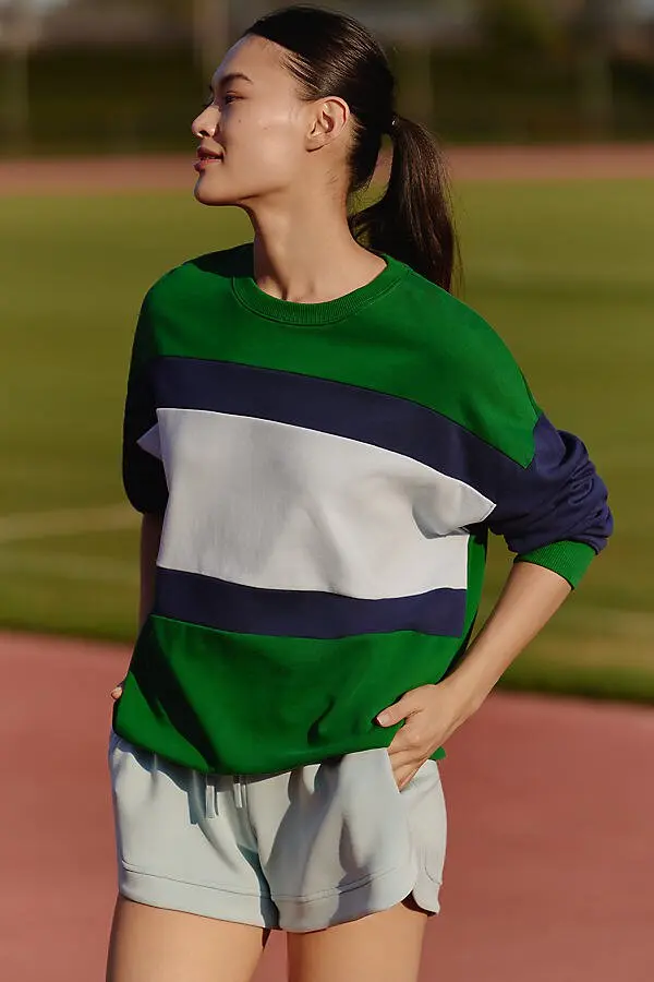 Beach Riot Devyn Oversized Crew-neck Sweatshirt