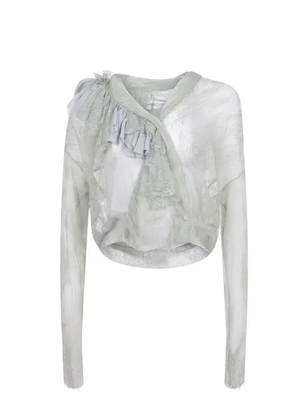 Alberta Ferretti Lace Shirt