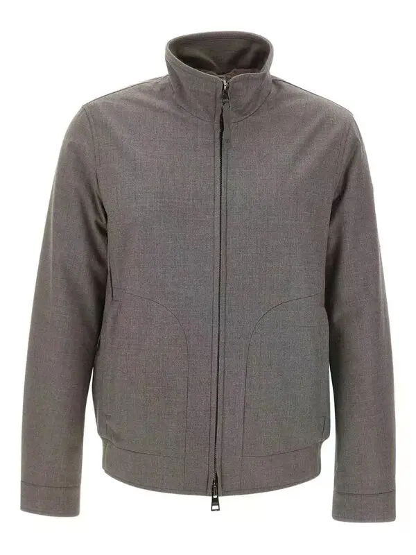 DUNO High-neck Zip-up Bomber Jacket