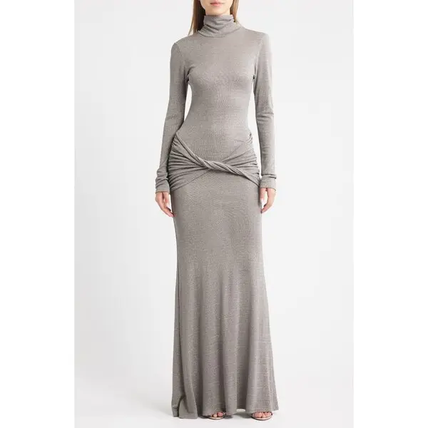 DELFI COLLECTIVE Anastasia Metallic Maxi Dress