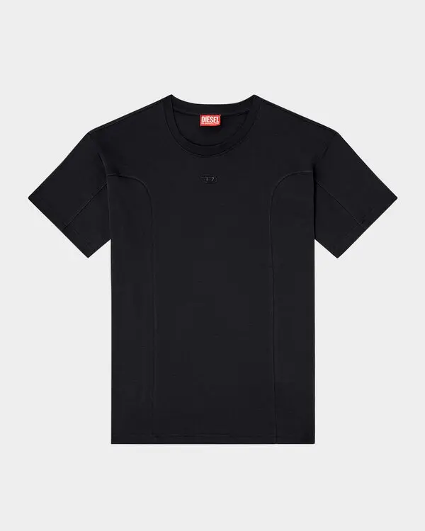 Diesel T-norm-int Cotton Jersey T-shirt - Deep/black