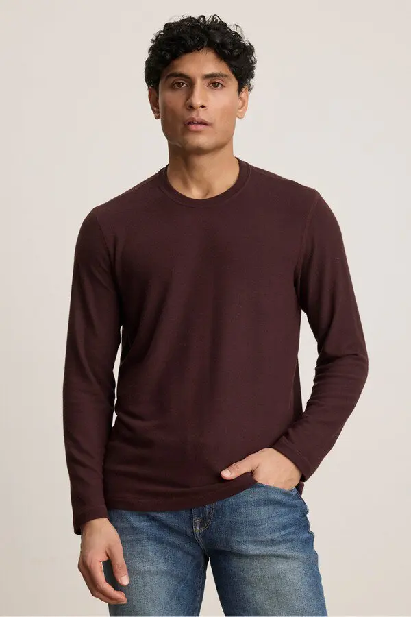 Velvet By Graham & Spencer Becker Crewneck - Natural