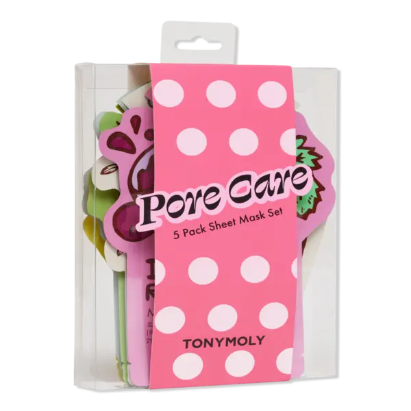 TONYMOLY Pore Care 5 Pack Sheet Mask Set