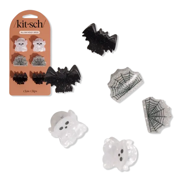 KITSCH Halloween Mini Claw Clips 6 Piece Set