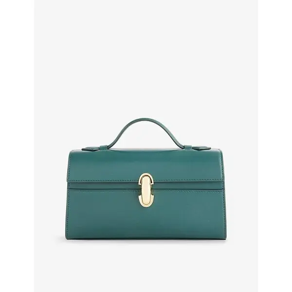 Savette Symmetry Pochette Leather Top-handle Bag