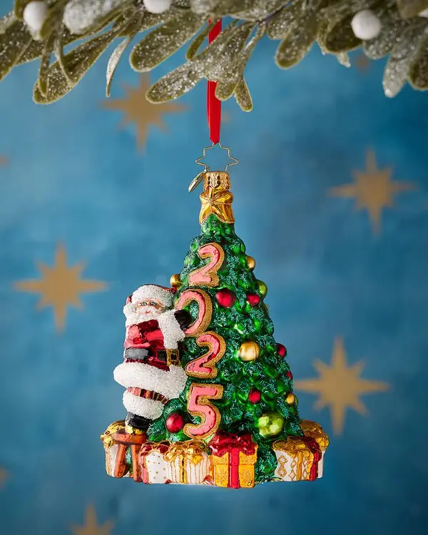 CHRISTOPHER RADKO Santa's 2025 Tree Trim Christmas Ornament
