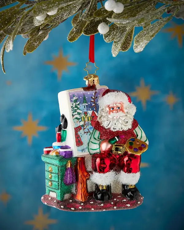 CHRISTOPHER RADKO Pretty As A Picture Christmas Ornament