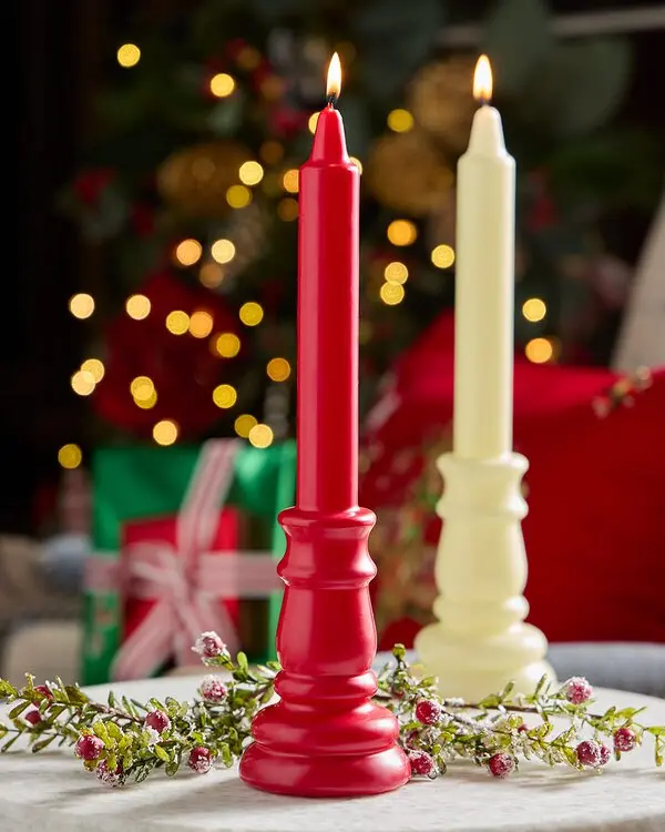 Neiman Marcus Candlestick-shaped Candle, Magenta