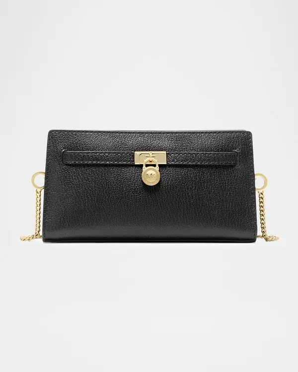 Michael Kors Hamilton Extra Small Leather Crossbody Bag - Black