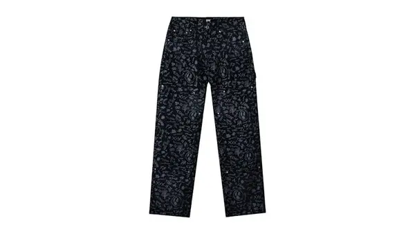 REVENGE Xxxtentacion Heartbreak Carpenter Pant - Black