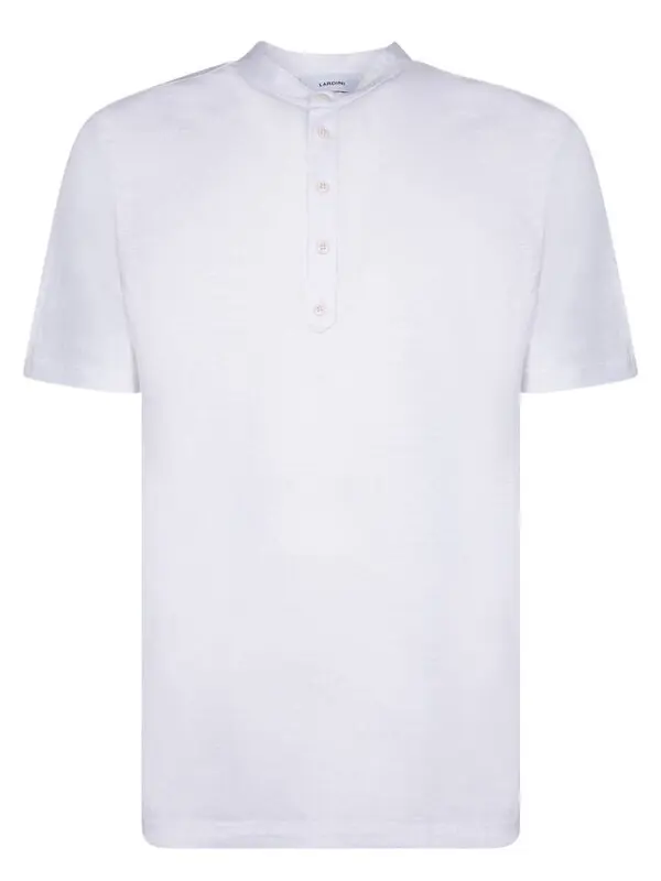 LARDINI Linen Serafino Knitwear