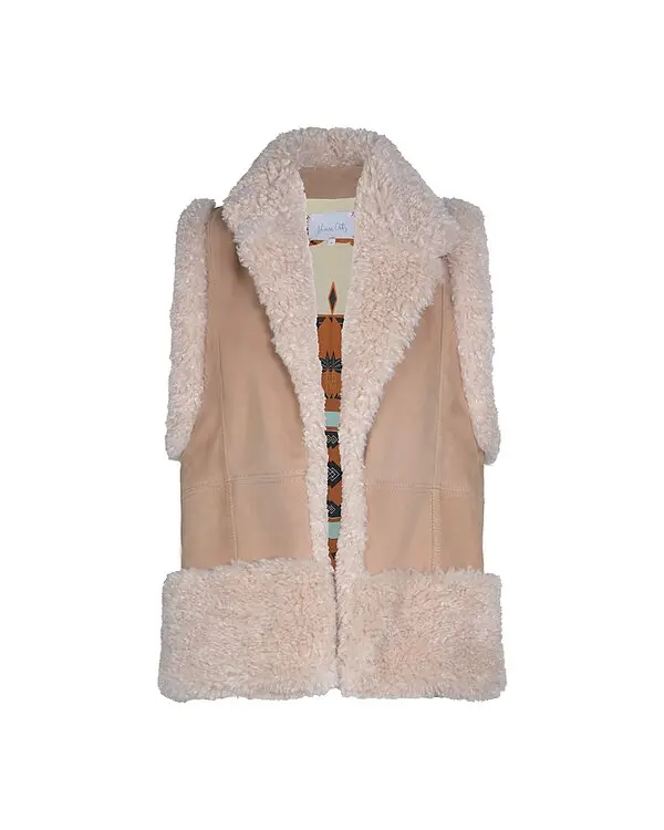 Johanna Ortiz Salty Airy Shearling Vest