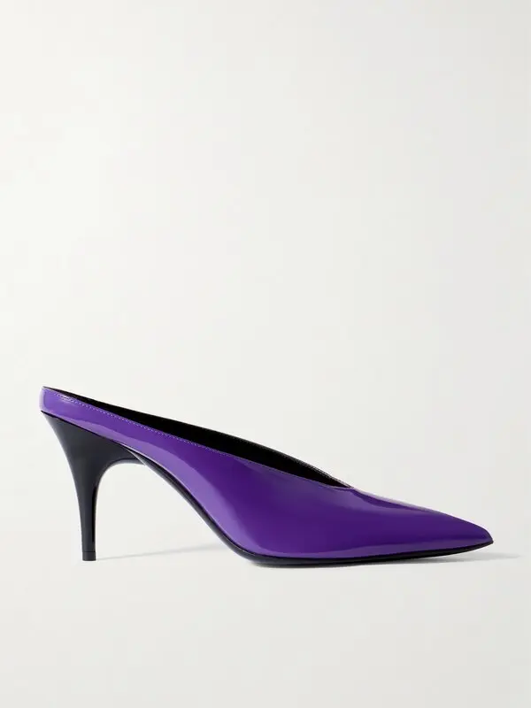 Gucci Patent-leather Mules
