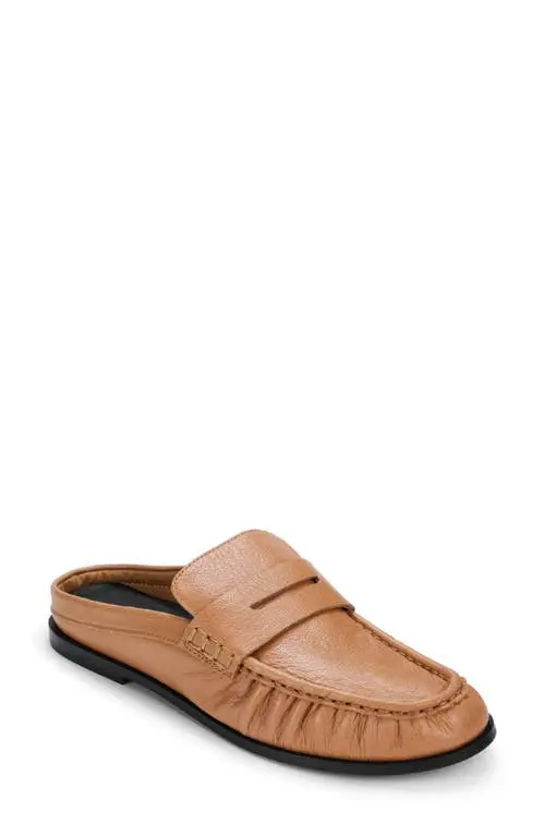Yosi Samra Camden Penny Loafer Mule - Whiskey