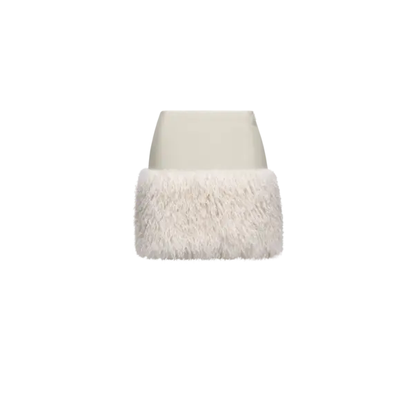 Moncler Teddy-trimmed Mini Skirt