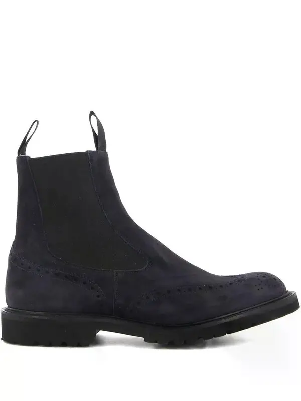 TRICKER'S Leather Chelsea Boots - Blue