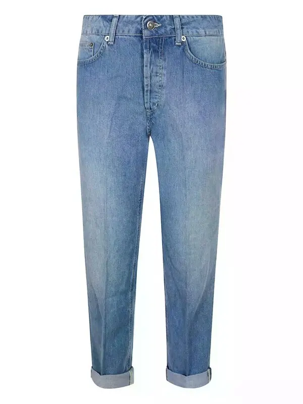 DONDUP Cuffed Hem Five-pocket Jeans