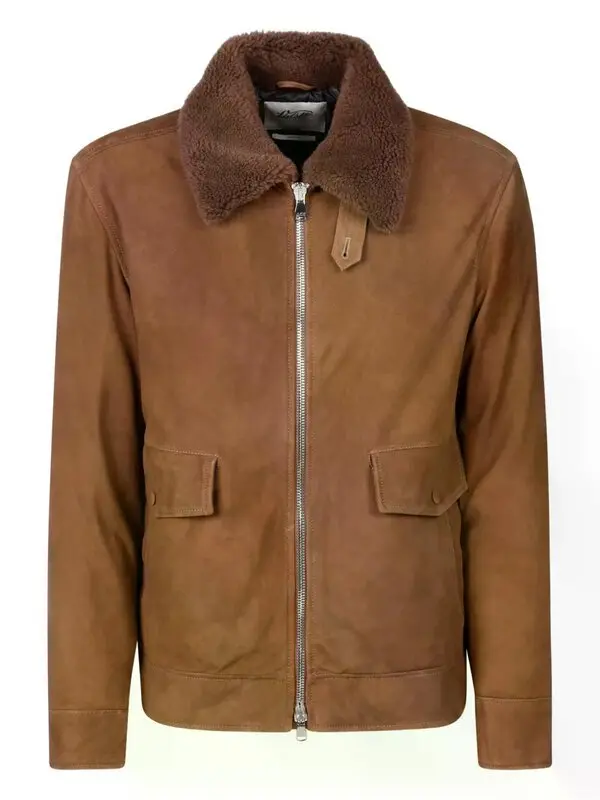 VALSTAR Leather Zip-up Jacket