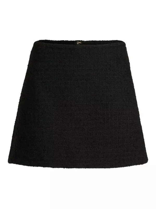 Patou Tweed Mini Skirt - Black