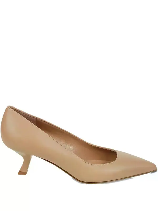 SERGIO LEVANTESI 50mm Carmela Pointed-toe Leather Pumps