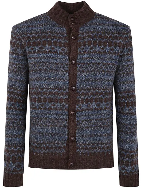 BALLANTYNE T Neck Cardigan
