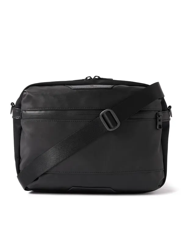 MASTER-PIECE CO Progress Leather-trimmed Messenger Bag