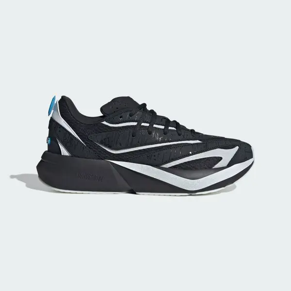 Adidas X Tron Ares Lightblaze Shoes - Core Black / Cloud White / Bright Cyan