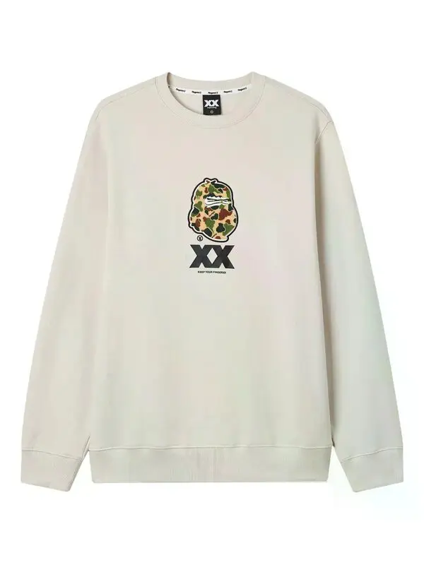 FINGERCROXX Camouflag- Appliqué Sweatshirt