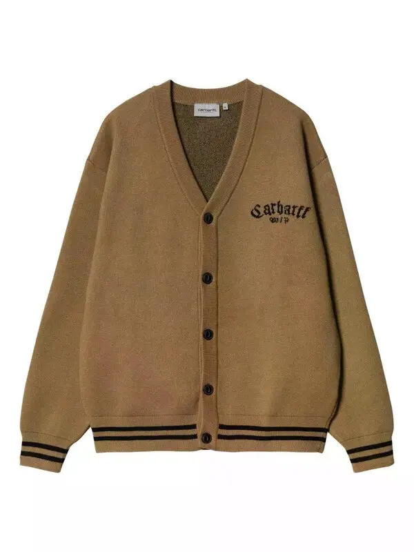 Carhartt Work In Progress Logo-embroidered Cardigan