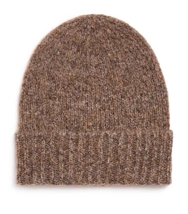 Johnstons Of Elgin Cashmere-silk Brushed Beanie