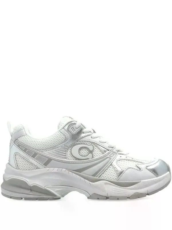 Coach Logo-appliqué Sneakers - White