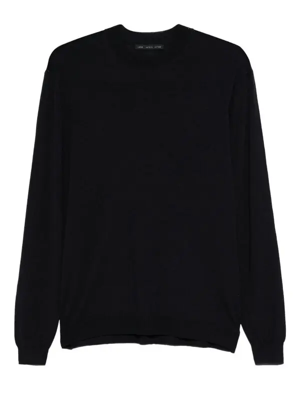 LOW BRAND Plain Stitch Knit Sweater