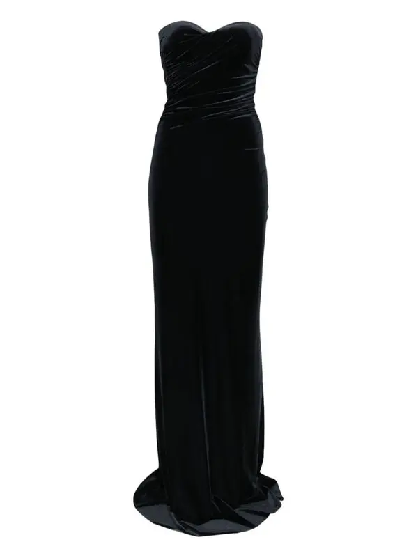 AMAZUIN Julien Velvet Long Dress