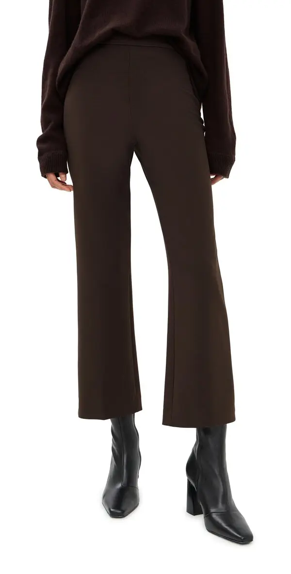 Simkhai Mackenzie Straight-leg Trousers - Chocolate