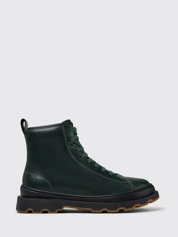 Camper Lace-up Boots - Green