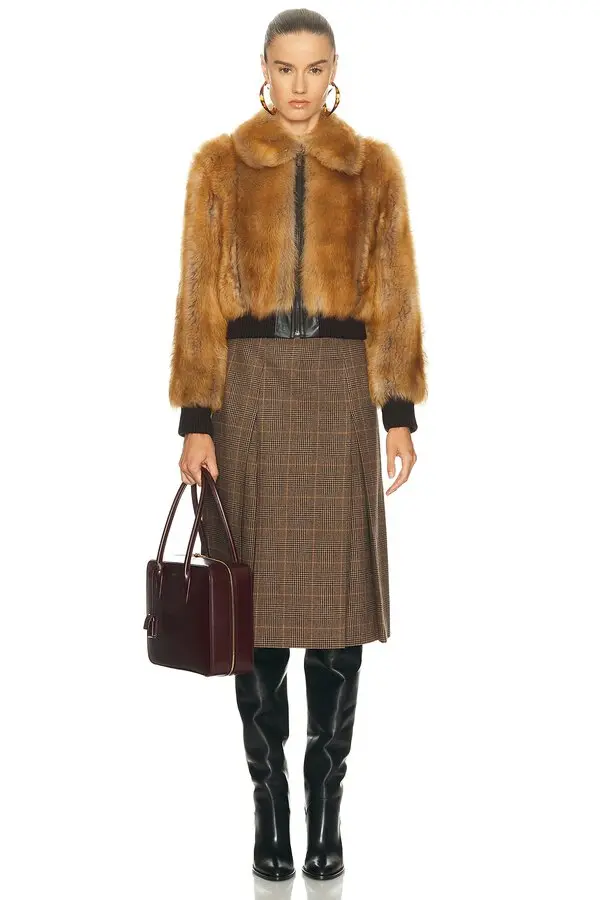 Saint Laurent Fur Jacket
