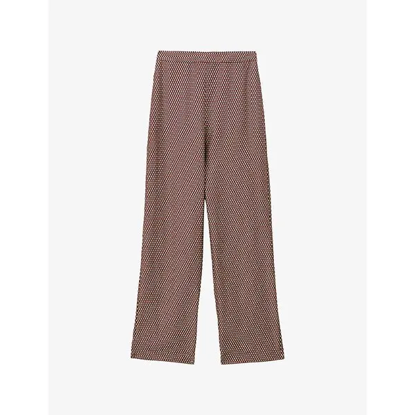 JOSEPH Sahel Graphic-print Trousers