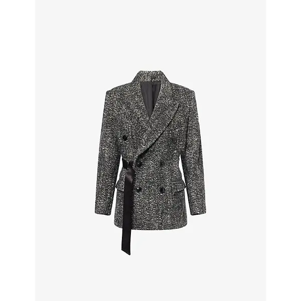 Isabel Marant Atrium Ezzia Double-breasted Wool-blend Jacket