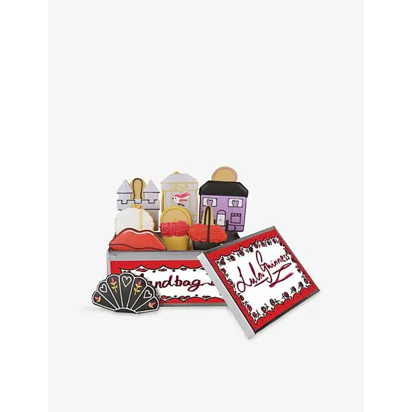 BISCUITEERS Lulu Guiness Vanilla Iced Medium Biscuit Tin 130g