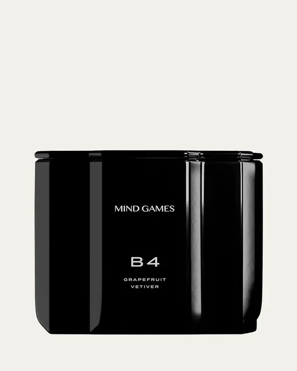 MIND GAMES B4 Black Knight Grapefruit Vetiver Luxury Candle, 10 Oz