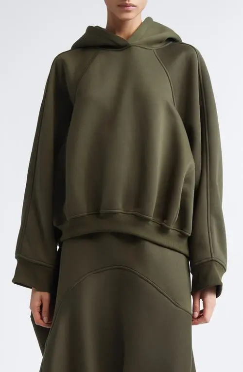 MELITTA BAUMEISTER Cropped Fleece Hoodie