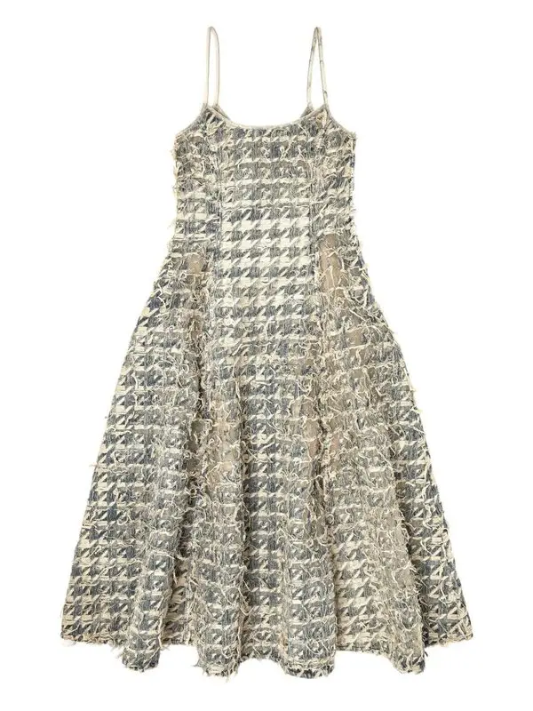 Diesel Houndstooth Midi Dress - Multicolour