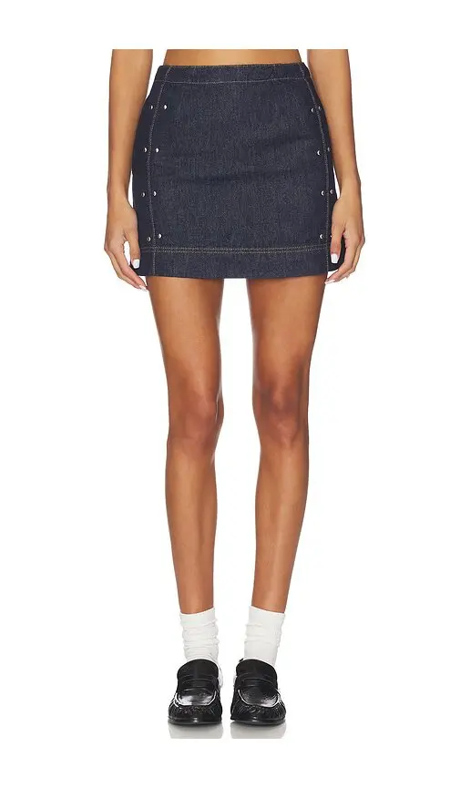 ALIGNE Hadley Denim Mini Skirt