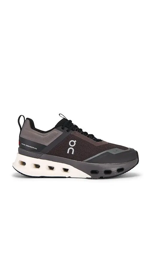 On Cloudnova X Sneakers - Pebble & Black